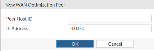 Create or edit a WAN optimization peer | FortiProxy 7.6.0 | Fortinet Document Library